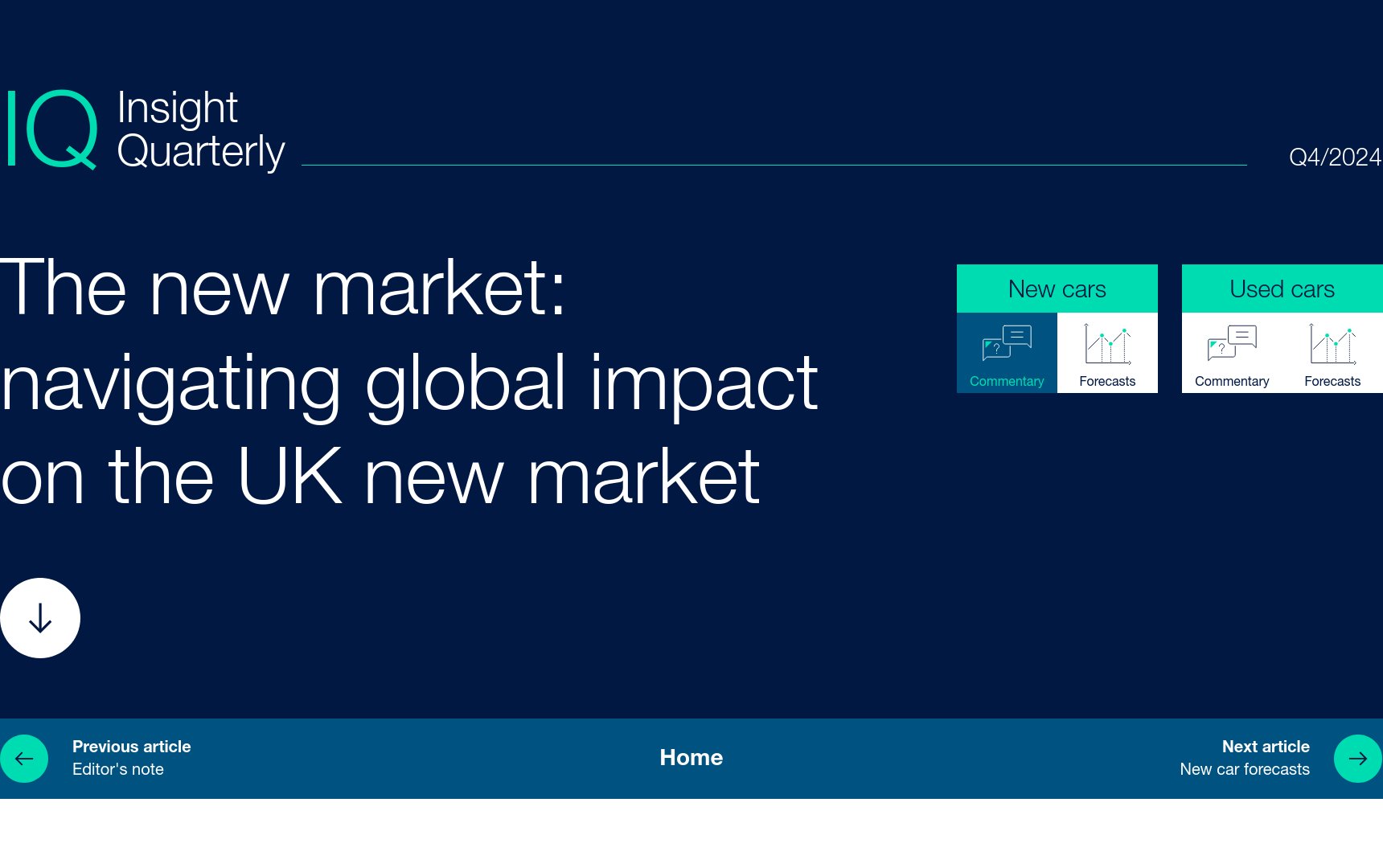 Used Car Forecasts Insight Quarterly Q4